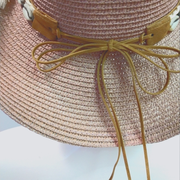 None | Accessories | Unisex Woven Western Straw Beach Sun Hat Cowrie ...